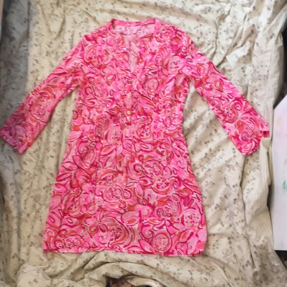 Lilly Pulitzer | Dresses | Lilly Pulitzer Sarasota Pink Pout Mango ...